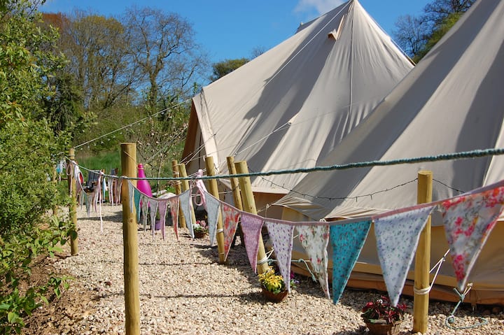 Three Glamping Tents With Beautiful Views - Sidmouth