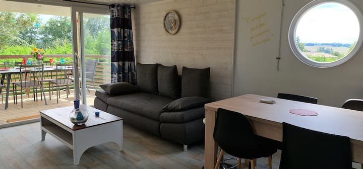 Mobil Home Au Pin Parasol - Condom