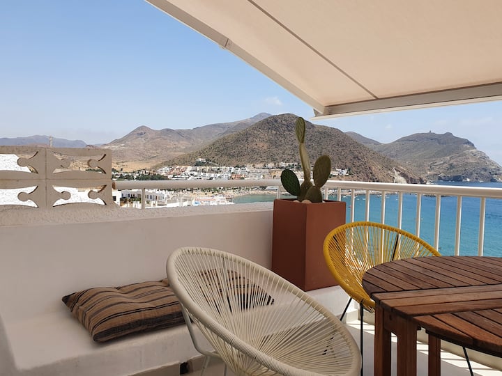 La Casbah De San Jose, Maison Avec Piscine Et Vues - Cala Chica, Cala Grande y Barronal