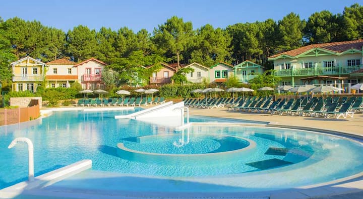 T2 Lacanau Ocean Résidence Vacances Avec Piscine - Lacanau