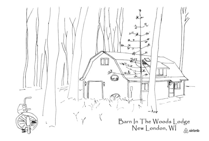 Barn In The Woods Lodge ~ We'd Love To Host You! - Bear Creek, WI