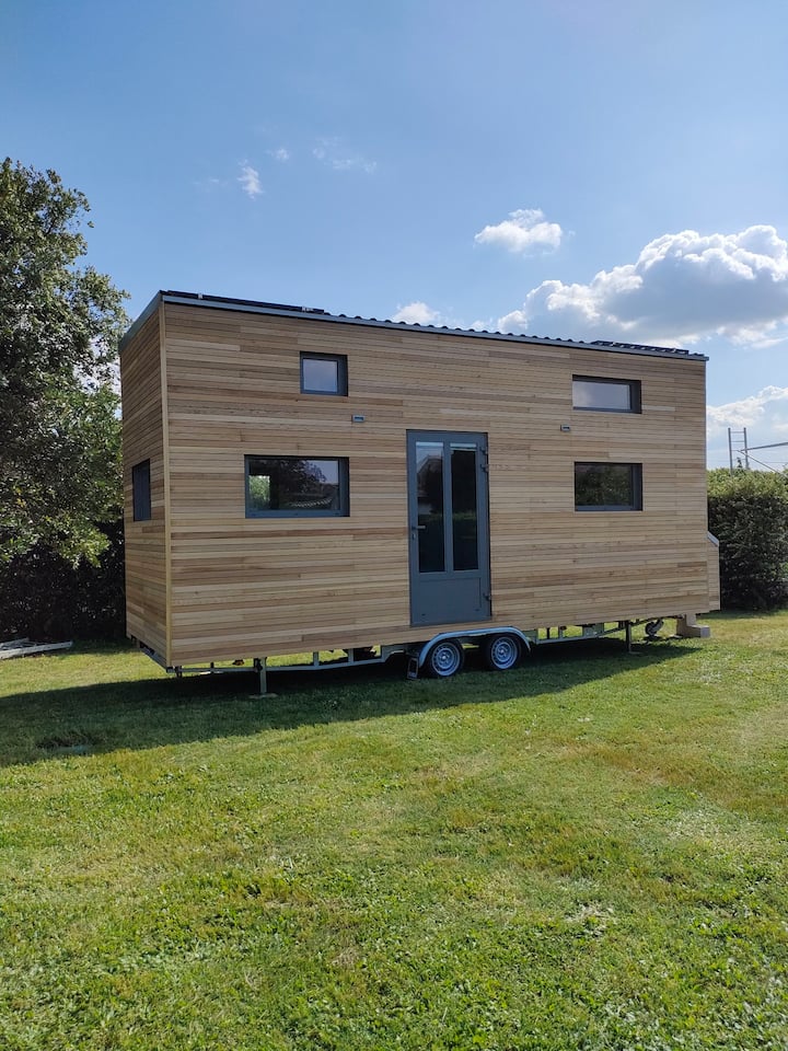 Agréable Tiny House à La Deco Cosy Avec Piscine - Nîmes