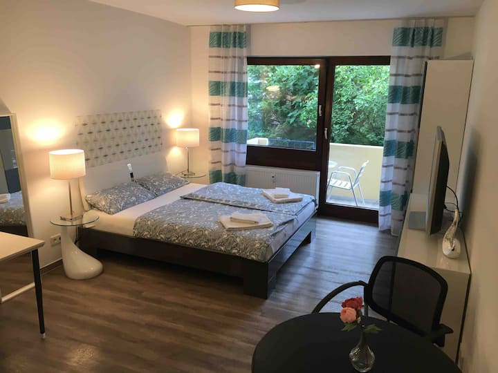 Single Room Apartment W/ Balcony, Newly Renovated! - Wiesbaden