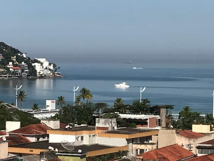 Vista P/ O Mar, Piscina, Churrasqueira Na Varanda - Guarujá