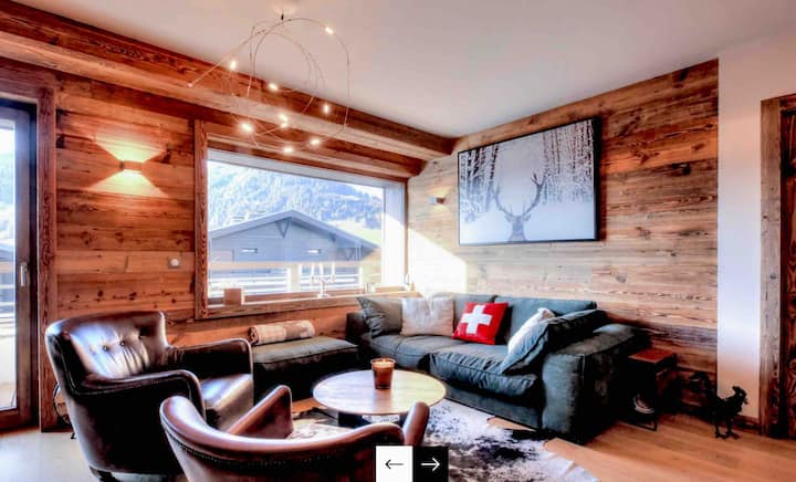 Prestige Apartment In Megeve With Spa - メジェーヴ