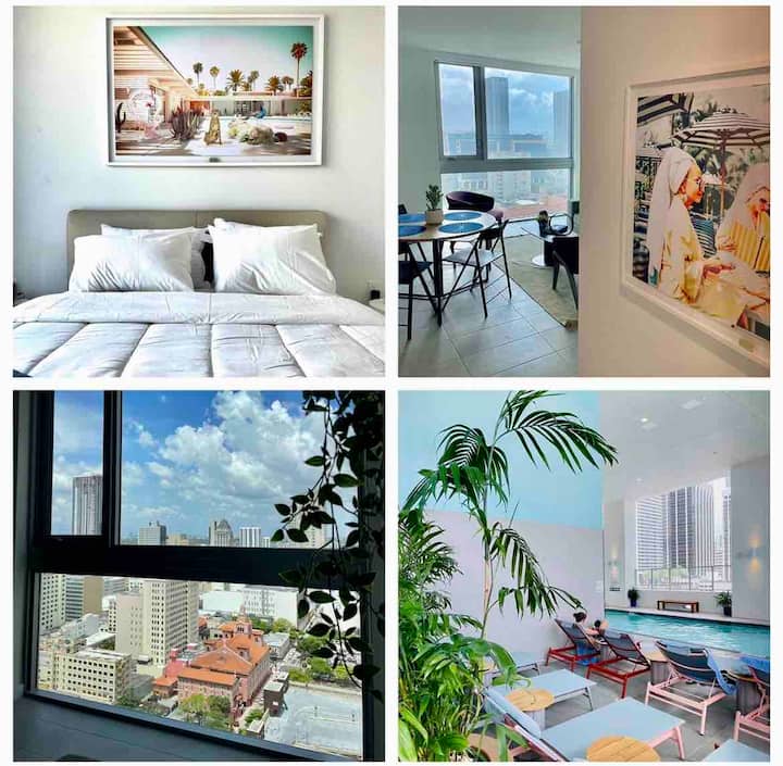 <Apt In The Heart Of Downtown Miami /Free Parking - Miami, FL