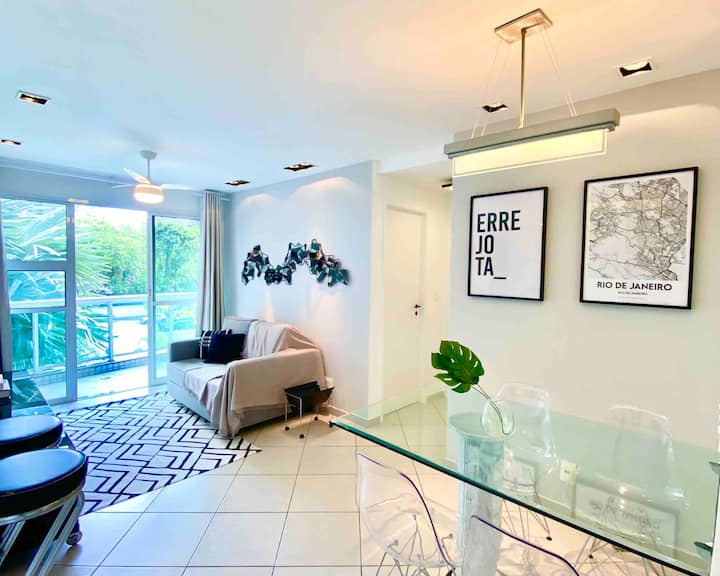 Rio Barra | Apto Moderno & Climatizado |Wifi 600mb - Rio de Janeiro