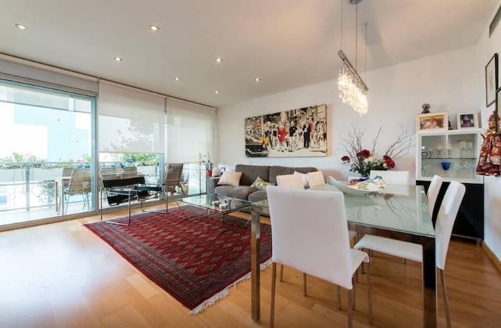Big Apartment At 5' Of The Beach, The Park Forum - Barcelona