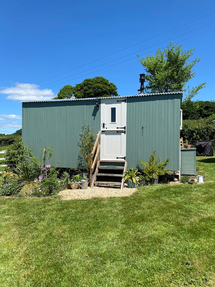 The Orchard Shepherds Hut, Hot Tub - Somerset