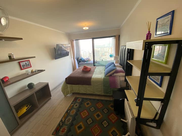 Cozy Home Studio Full Equipped & Very Well Located - Providencia