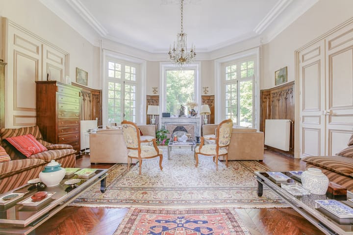 Chambre Luxueuse Dans Château Sur Vaste Domaine - Gournay-en-Bray