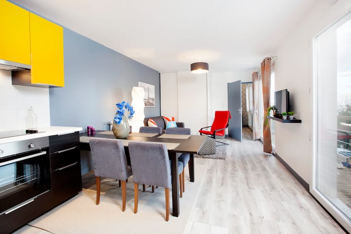 Charmant Appart Près De Paris Clim Et Parking - Vitry-sur-Seine