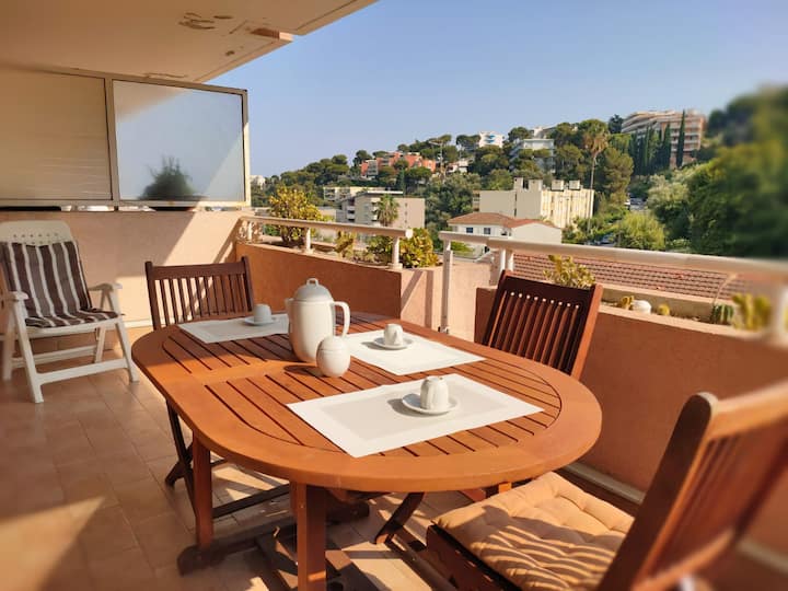 Sun&sea 2-bedroom Apartment With Private Terrace - Roquebrune-Cap-Martin