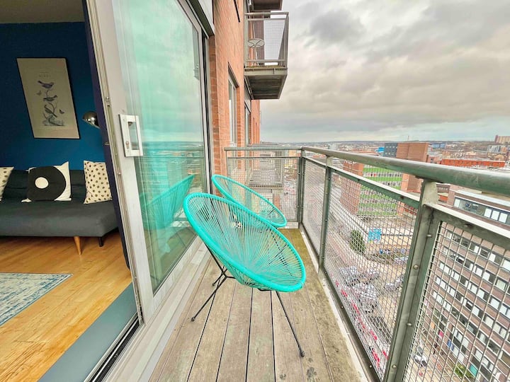 Skyview Centre 2bd Apt 4 Beds 2 Showers Freeparkin - Sheffield