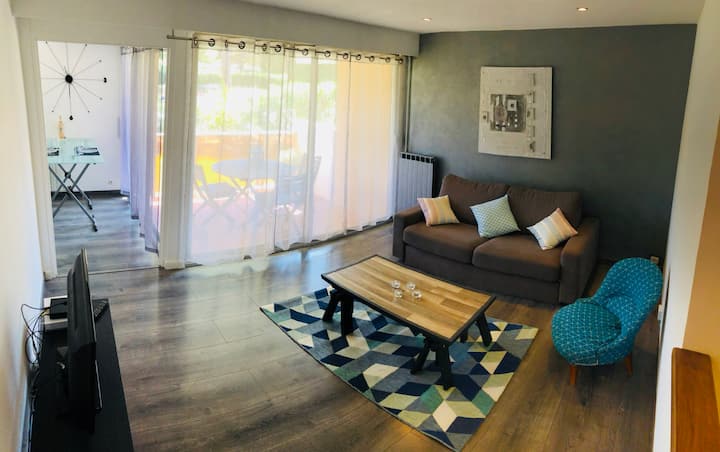 Studio Moderne Avec Piscine Parfait Pour Un Couple - Antibes