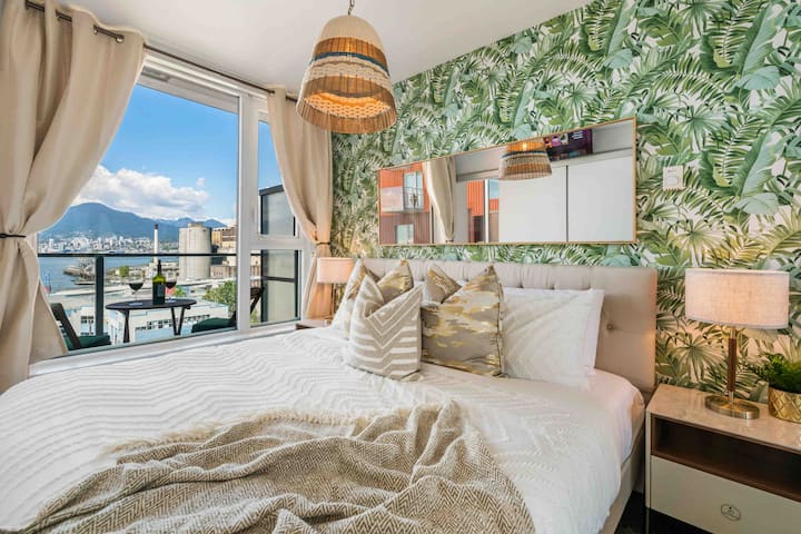 Mountain&oceanview - King Bed/freeparking & Ac - Vancouver