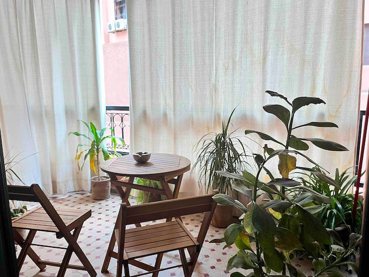 Boho Chic Apt In City Center | Terrasse | Pool - Marrakesh