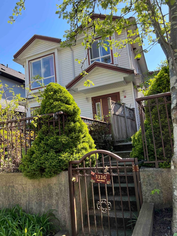 Skytrain,close Dt,ground Level 1br Quiet Backyard, - Vancouver