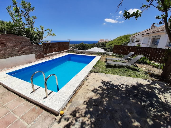 Casa Con Piscina Privada Y Chimenea - Casares