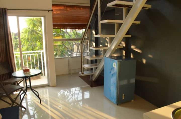 A Loft Apartment 8 W/ Shared Pool In Denpasar - Bali