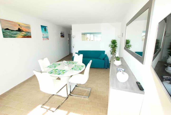 Appartement T2, 1ère Ligne, Vue Mer - Aigues-Mortes