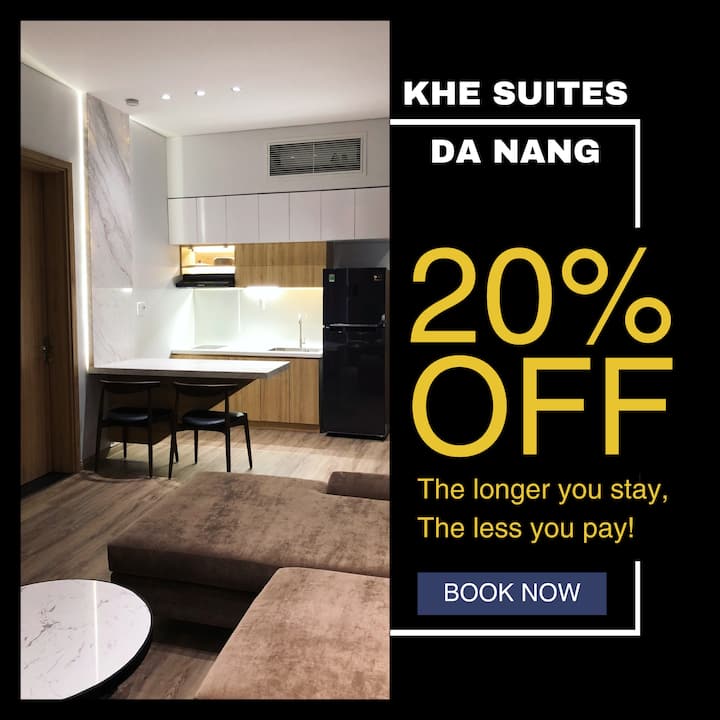 Khe Suites 01br Apt/city Center-3mins To Han River - Đà Nẵng