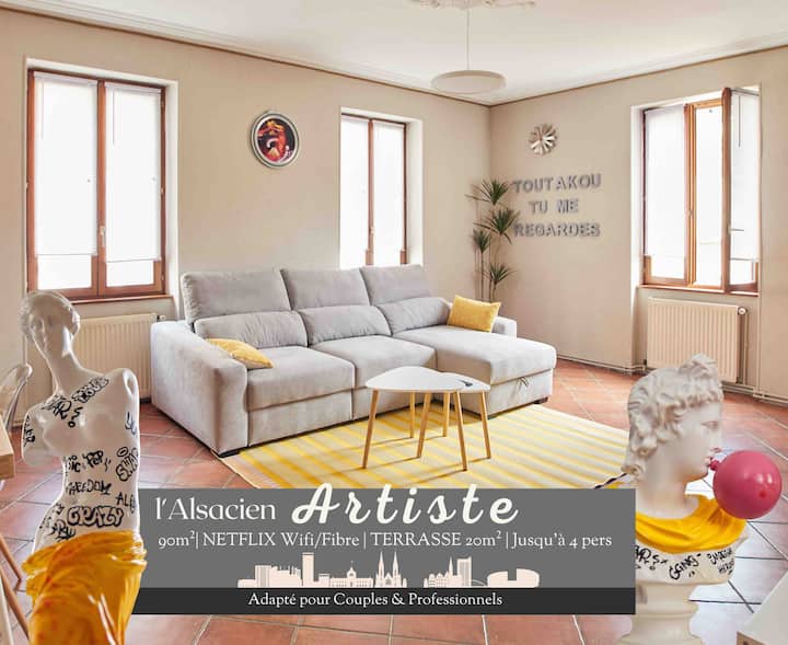 L'alsacien Artiste - Netflix - Wifi/fibre - Mulhouse