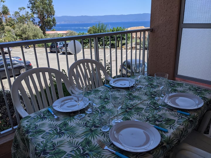 Studio 4 Pers Terrasse Vue Mer Sanguinaires - Ajaccio