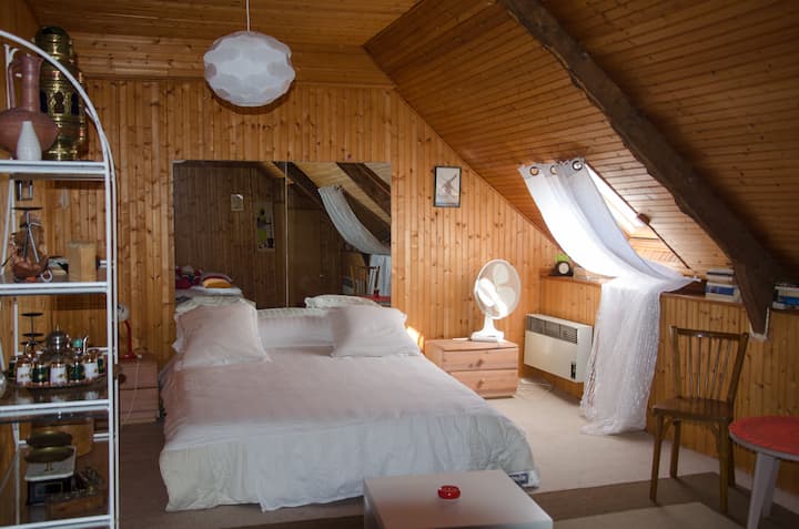 Chambres D'hôte Blanche 5 Personnes. - Damgan