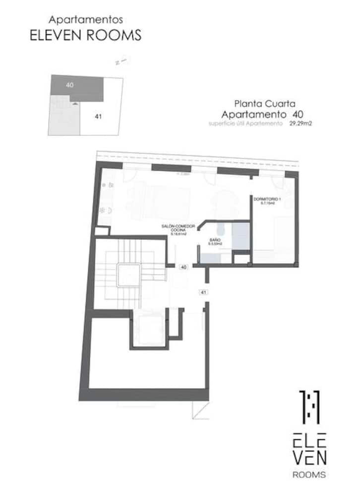 Aptos Eleven Rooms-apto Abuhard. 1 Habitacion 40 - Burgos