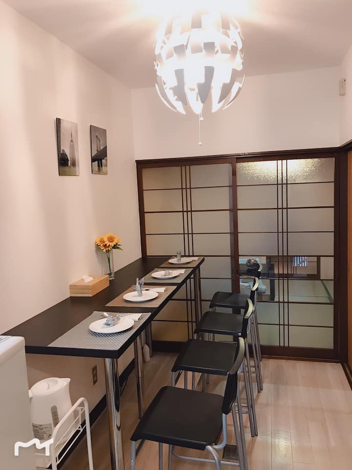 大阪繁华商业中心一梅田徒步圈，独立四卧室，出行便捷 初心之屋 1号馆 - Suita