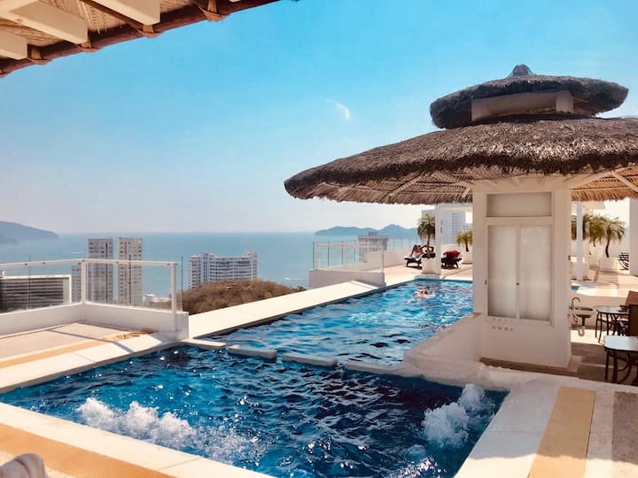 Apartamento Nuevo Espectacular, Con Vista Al Mar. - Acapulco