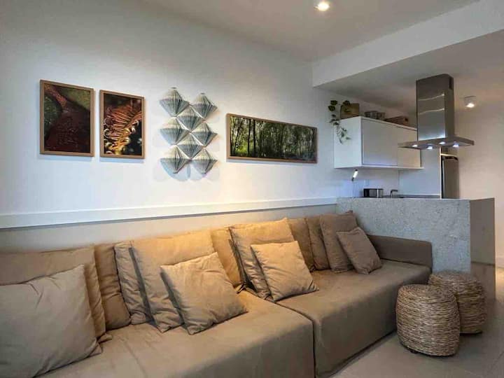 Kitnet-linda Vista Frente Mar, Finamente Decorada - Matinhos