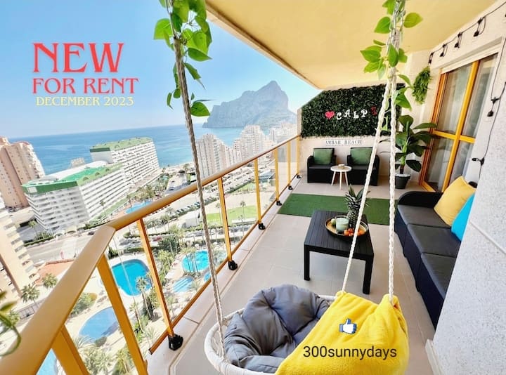 Ambar Beach 18b Luxury Sea View +Garage Free - Moraira
