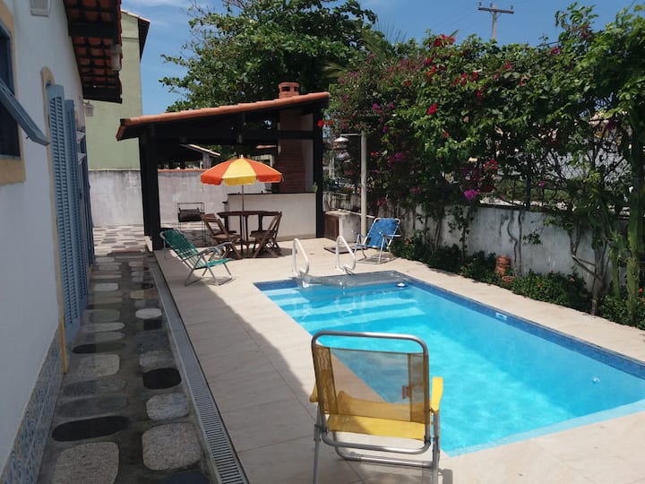 Casa E Piscina Cabo Frio á 100mt  Praia Do Foguete - Cabo Frio