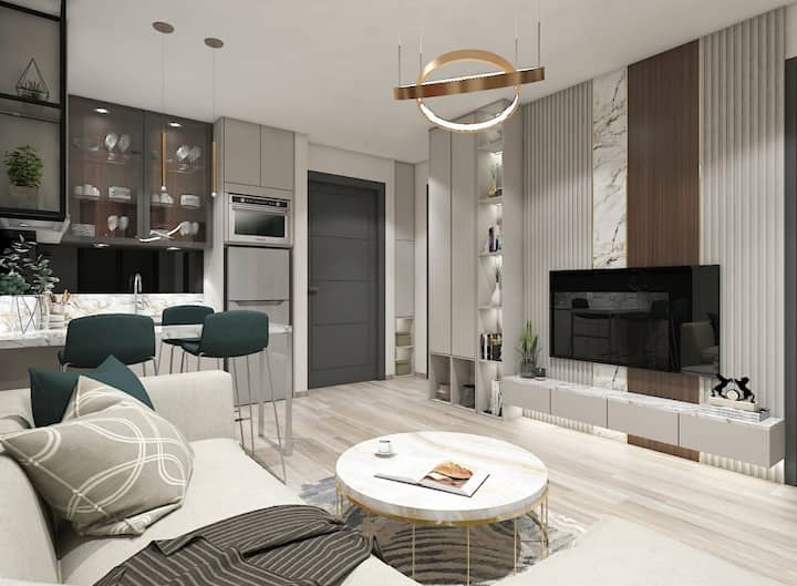 Clean Bright Spacious 2br Apartment In City Centre - Jakarta
