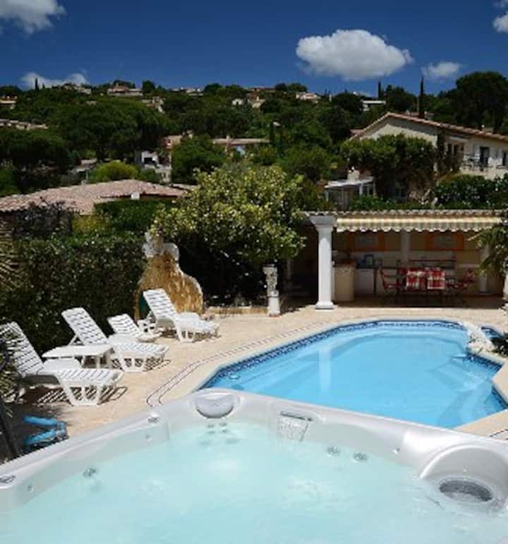Villa Plein Sud-50m²-2 Chb-spa-is-terrasse 25m2 - Cavalaire-sur-Mer
