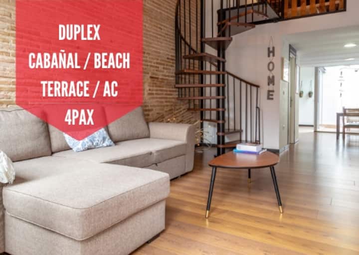 Unique Loft With Sunny Terrace, By Beach, Ac, Wifi - Valence en Espagne