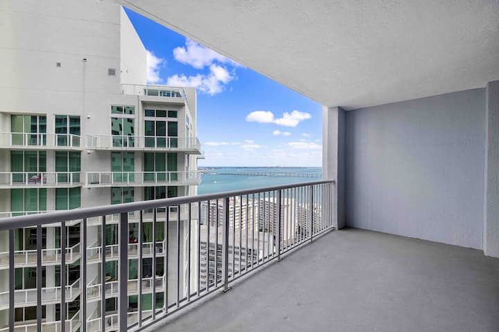 Heart Of Brickell Free Parking Bay View Sleeps 3 - Miami
