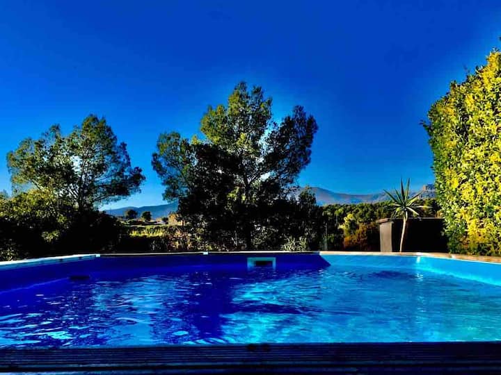 La Gaude, Villa 6 Persone-giardino-piscina-vista Aperta In Una Zona Tranquilla - Saint-Laurent-du-Var