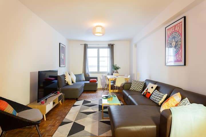 Large Lovely 3bed, Train Station 5min& Beach 10min - Cannes