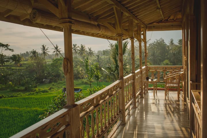 Rustic Home By The Rice Field #Ubud - Ubud