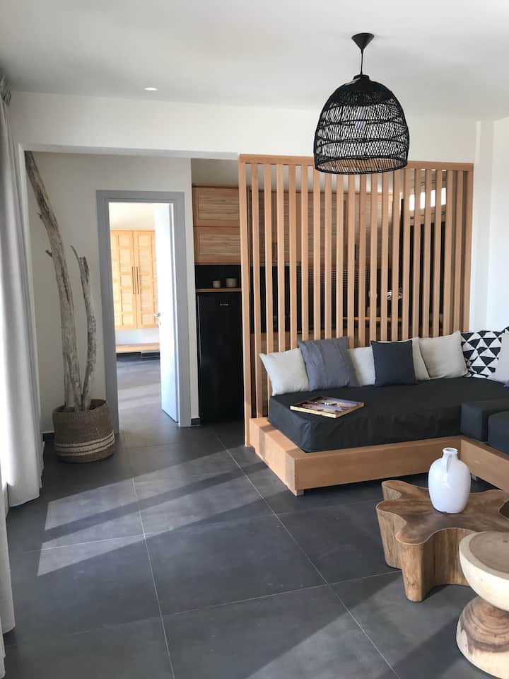La Vela. A Sea Front Luxury Apartment With Veranda - Paros