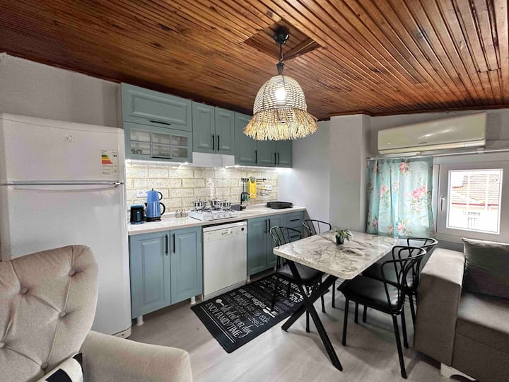 Karasu Suits 2+1 Teraslı Klimalı şIrin çAtıkatı - Fethiye