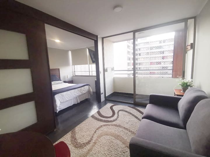 Departamento Geocentro Compañía - 1 Dormitorio. - Santiago
