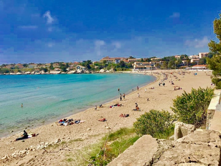 La Couronne -Appt Cosy,  Jardin Sur La Cote Bleue - Martigues