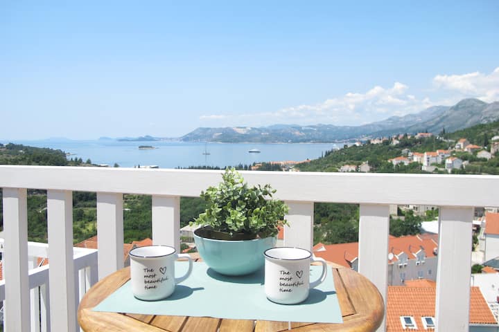 Charming  Apt With Swimming Pool & Sea View - Cavtat