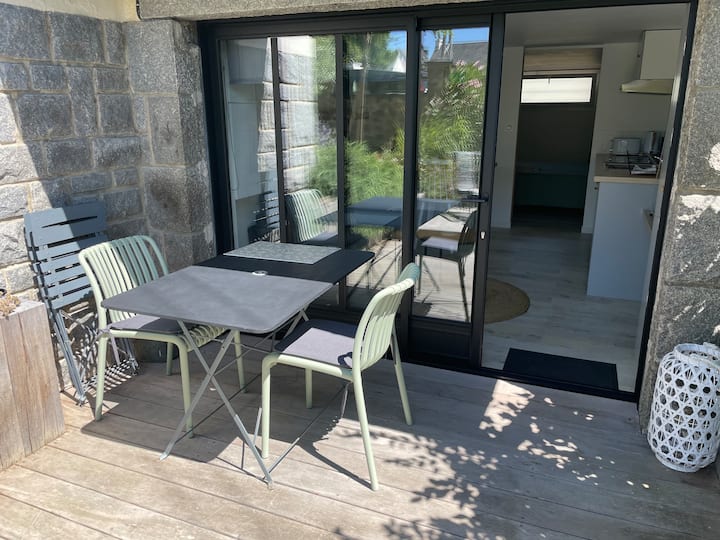 Joli Studio + Terrasse☀️300m Plage Et Commerces - Binic