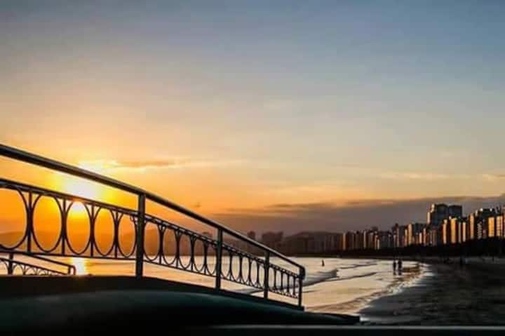 Apto Praia Sacada E Vista Mar Wifi (Canais 4 E 5) - Santos
