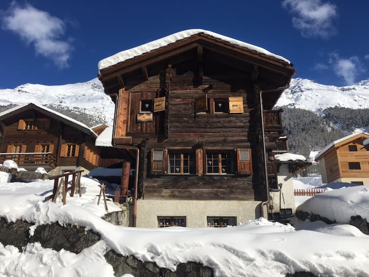 A Louer Charmant Chalet Au Coeur De Zinal, Valais - Zinal